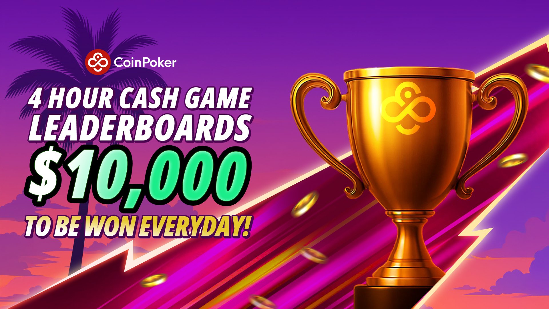 CoinPoker lanceert nieuw leaderboard met 6 uitbetalingen per dag