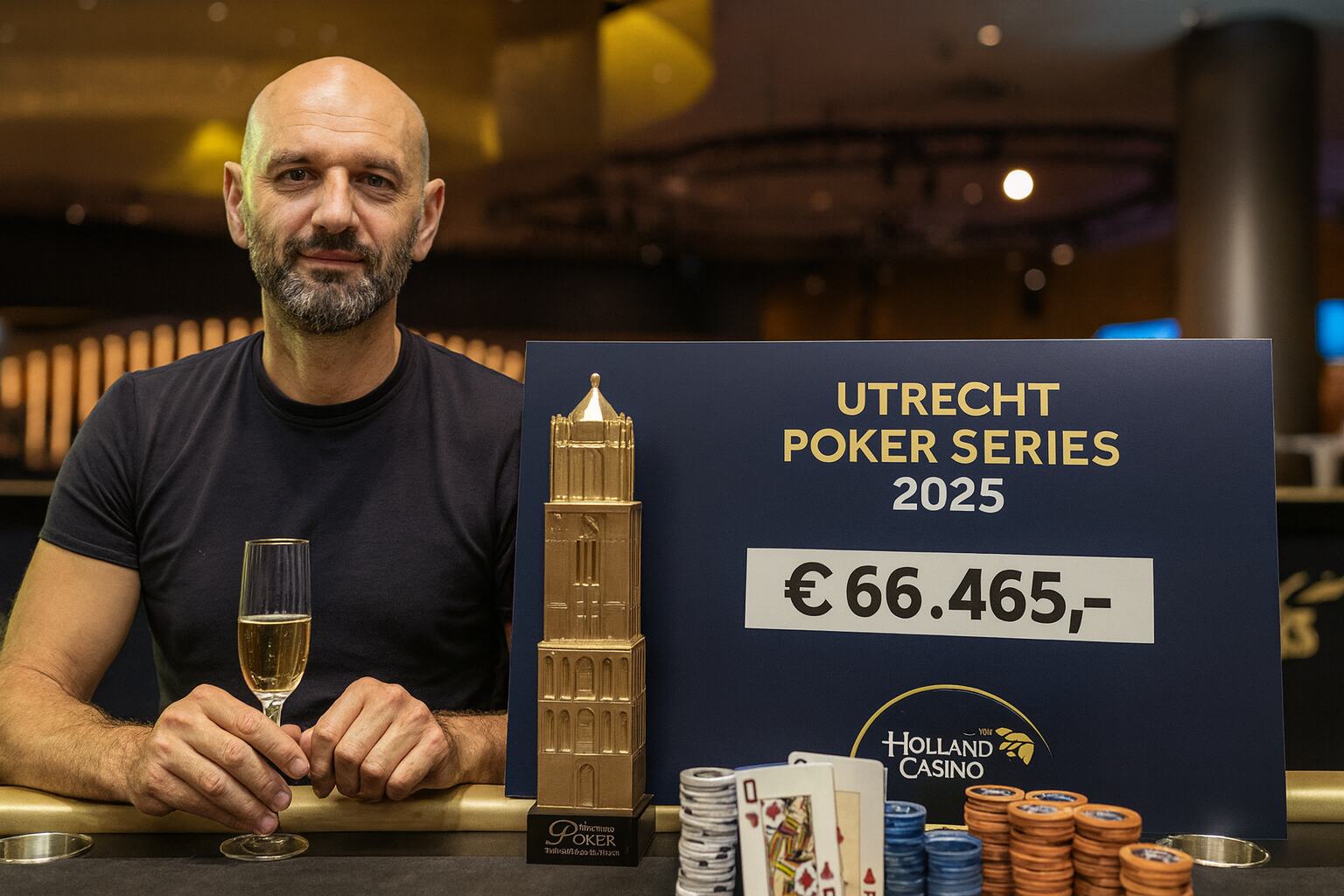Stepanian wint Utrecht Poker Series na royal flush in finale