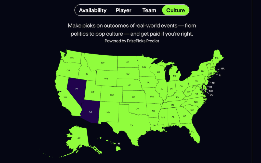 PrizePicks Expands ‘Culture’ Predictions to 48 States